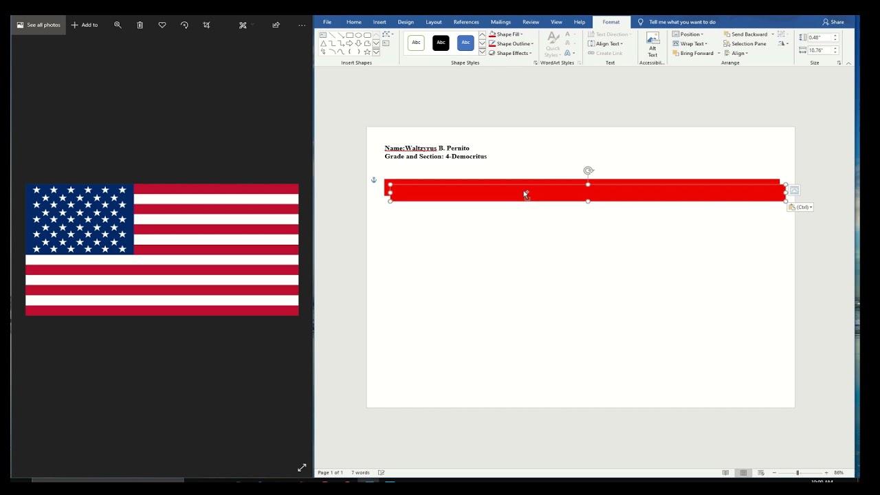 HOW TO MAKE USA FLAG IN MICROSOFT WORD YouTube HOW TO MAKE USA FLAG IN MICROSOFT WORD YouTube