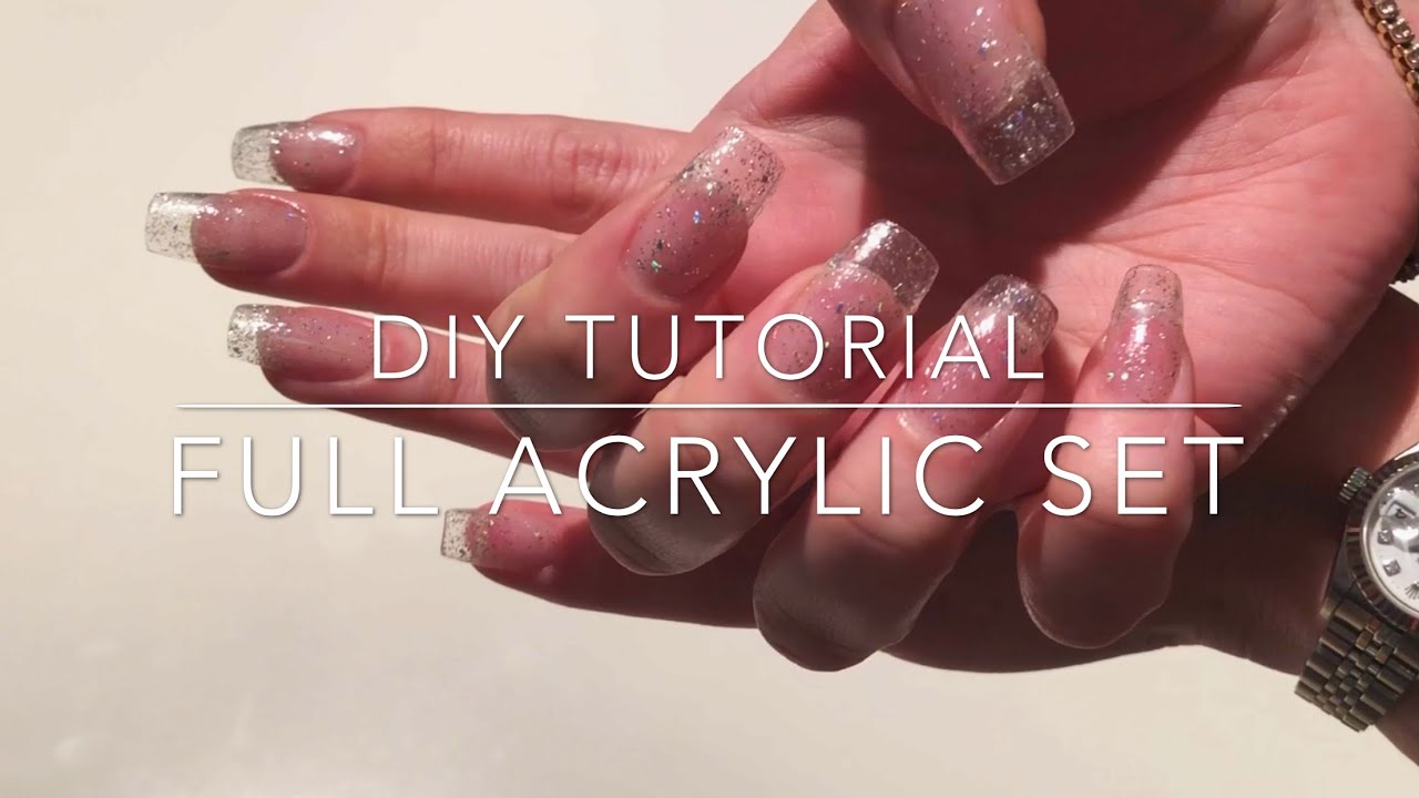 DIY Acrylic Nails - YouTube
