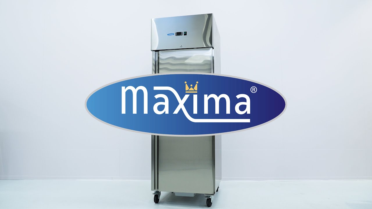 Maxima Fridge 600L - 3 Adjustable Shelves - YouTube