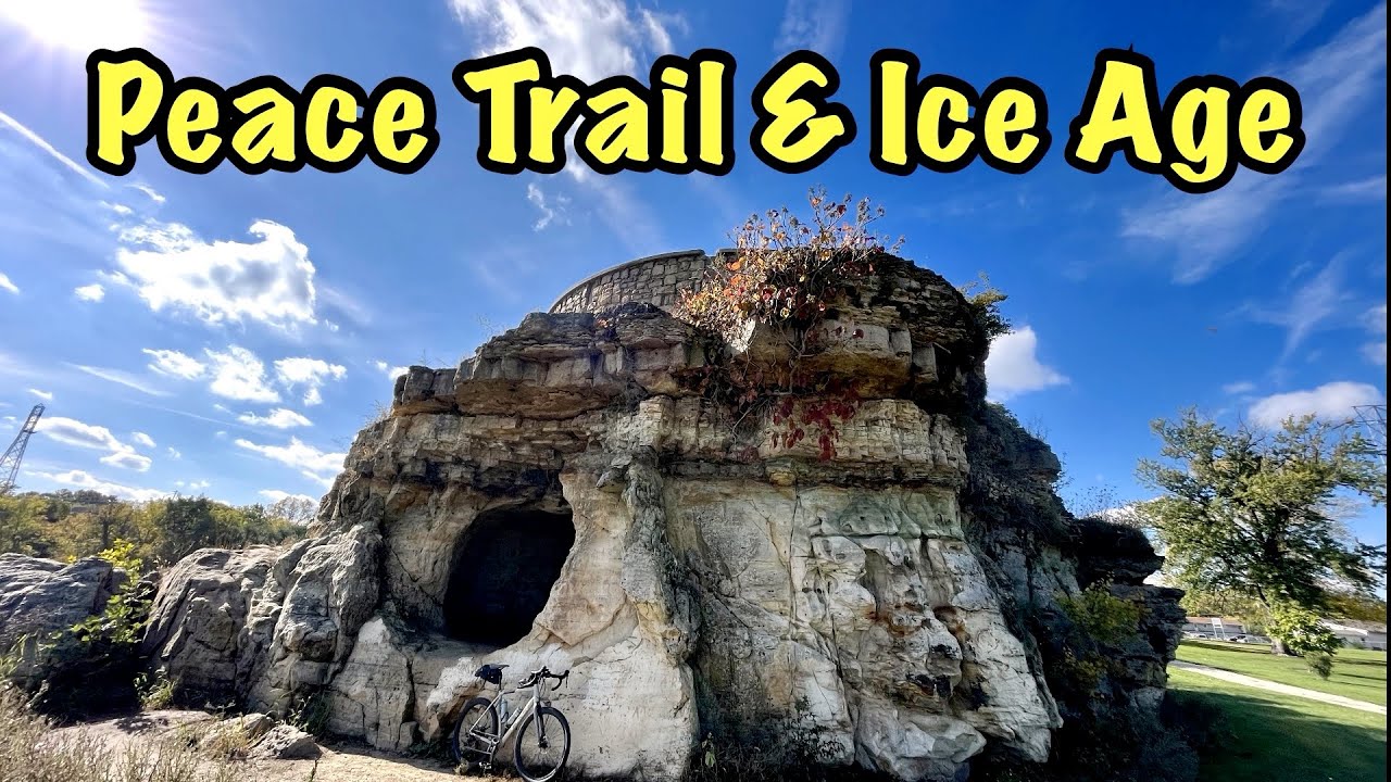 Peace Trail & Ice Age Trail West - Janesville - Gravel Biking WI - YouTube