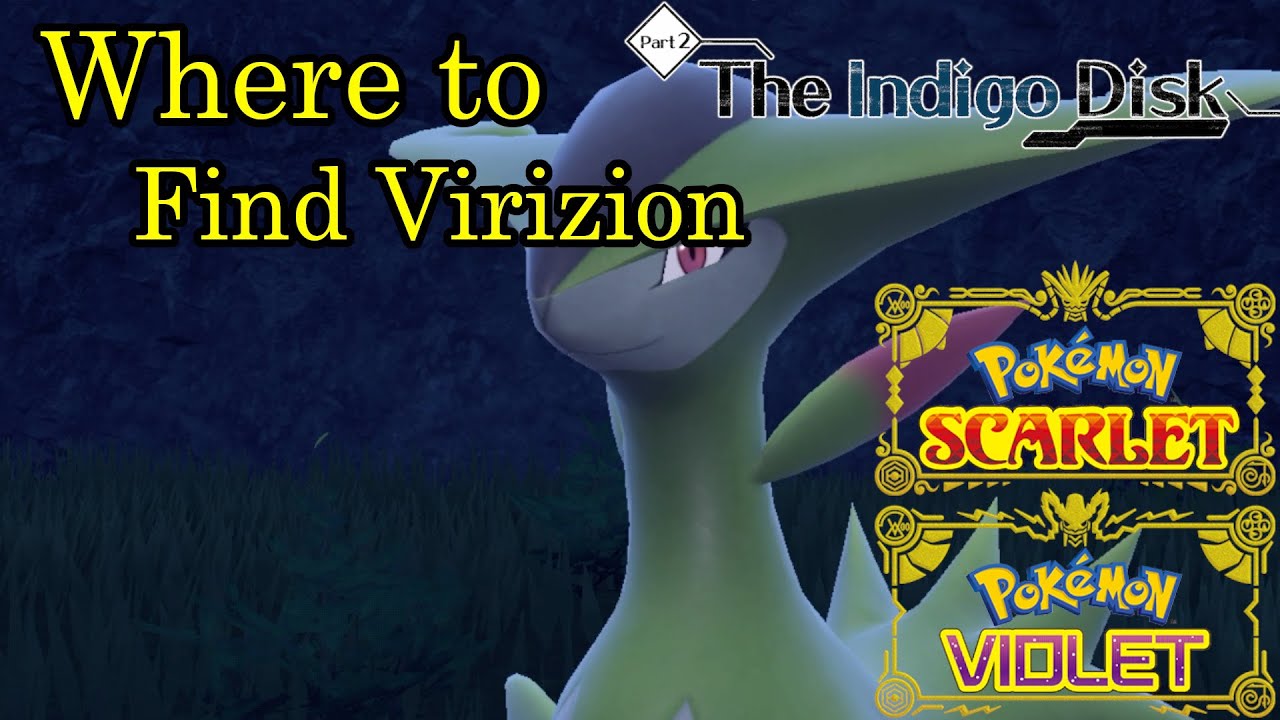 Pokemon Scarlet and Violet - Where to Find Virizion - YouTube