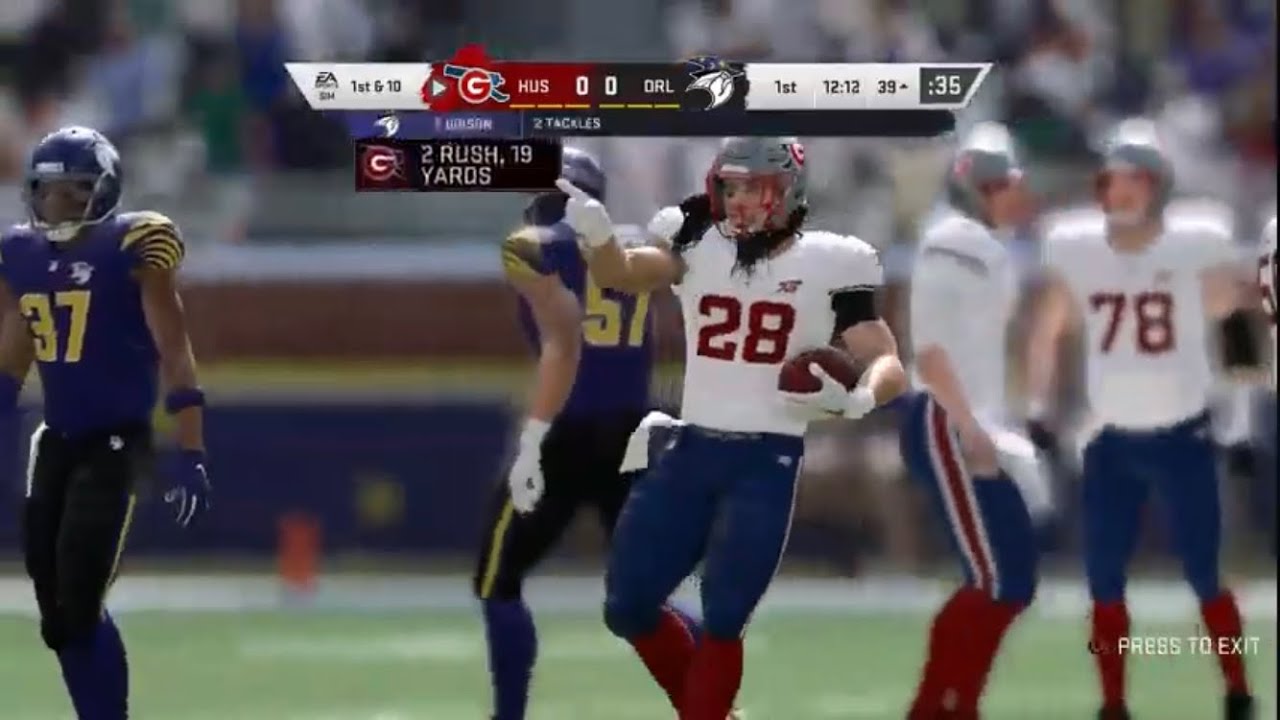 NAFL Season 10 Week 1: Houston Gunners @ Orlando Wizards - YouTube