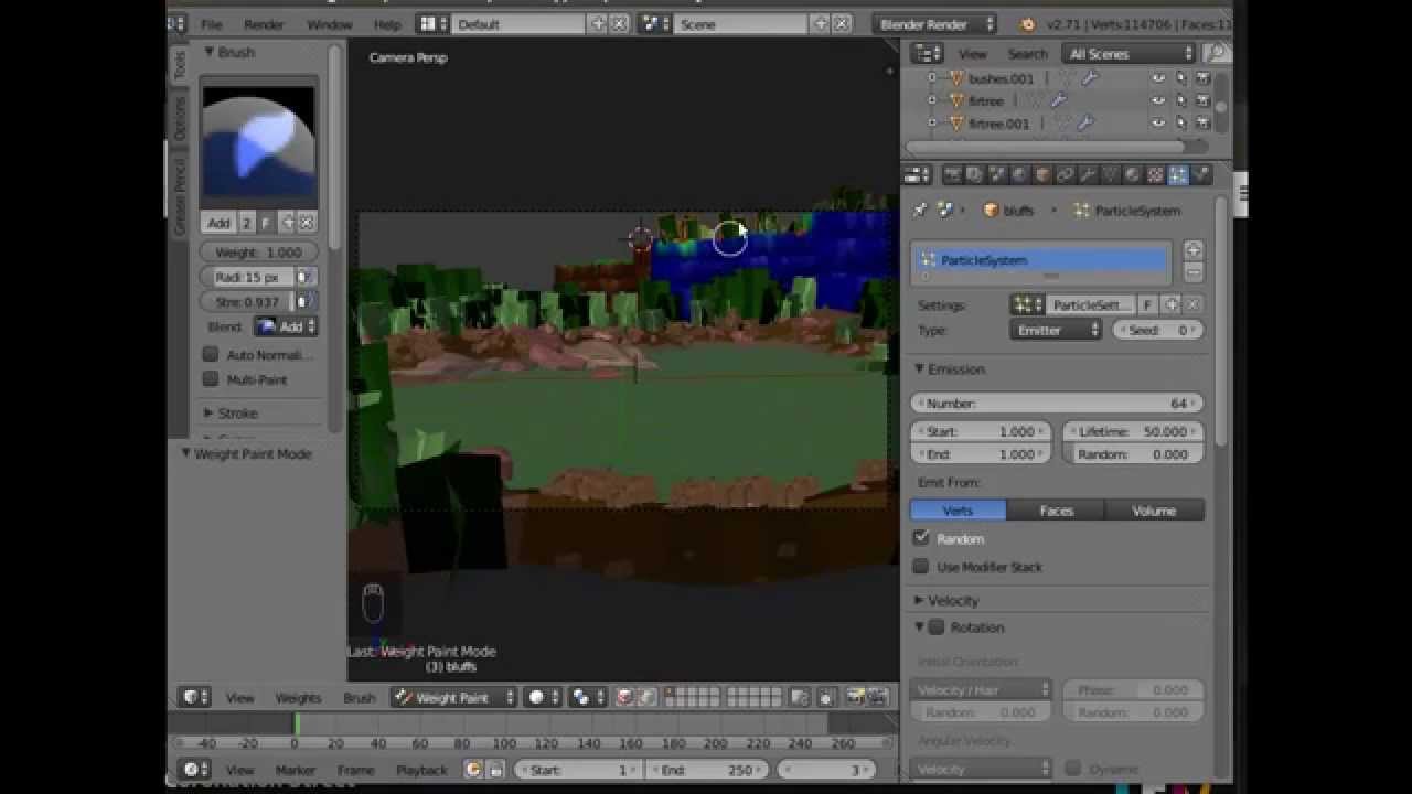 CG Lake and Forest Scene - Part 2 BLender 2.71 Tutorial - YouTube