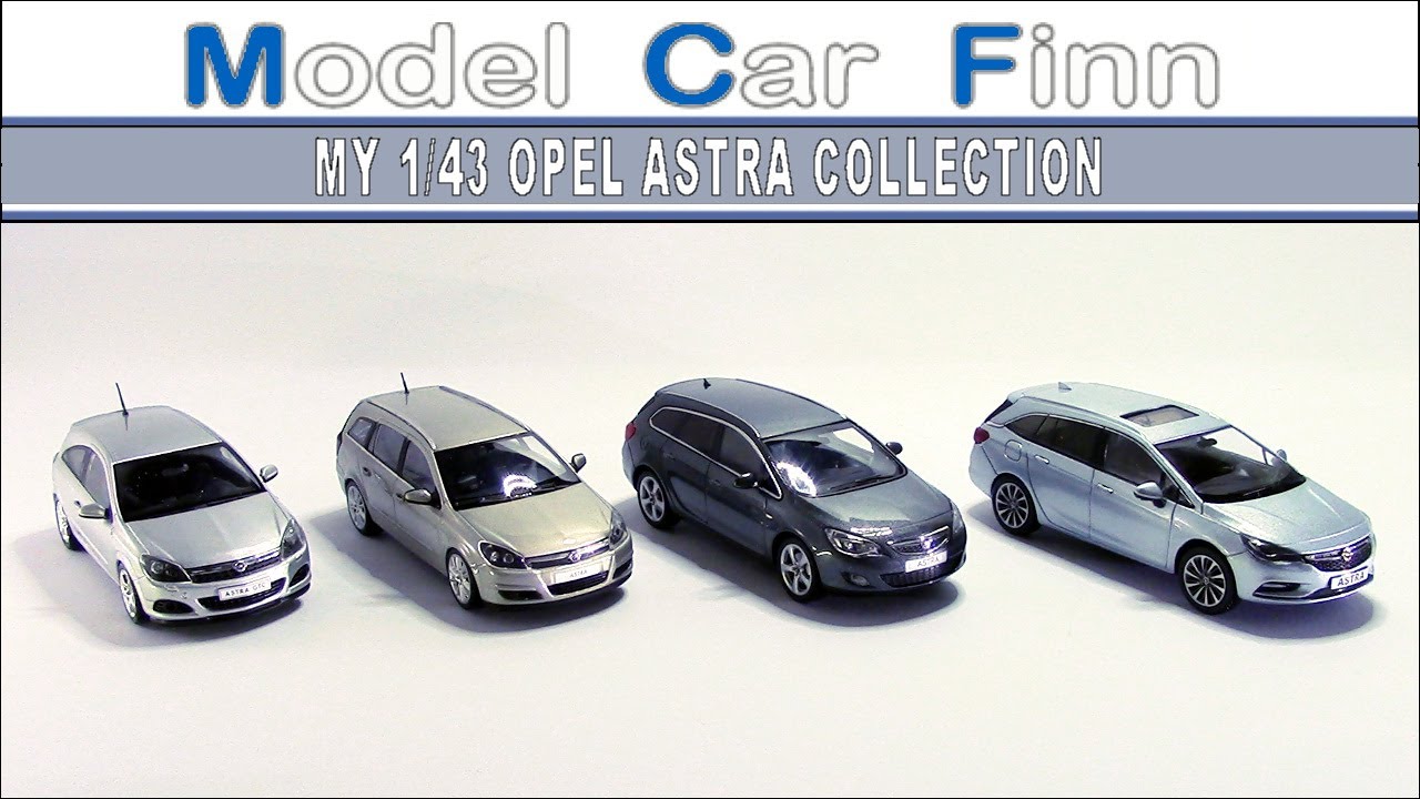 My 1/43 Opel Astra collection - YouTube