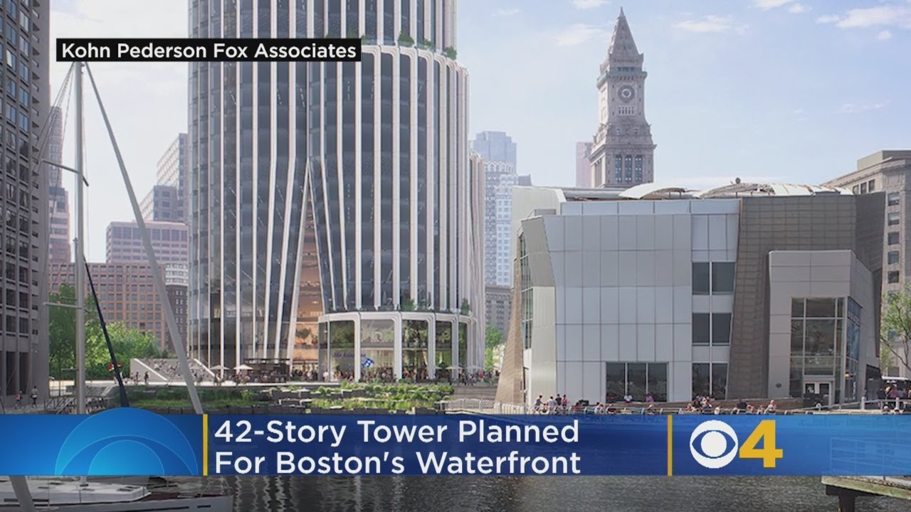 42-Story Tower Planned For Boston’s Waterfront - YouTube