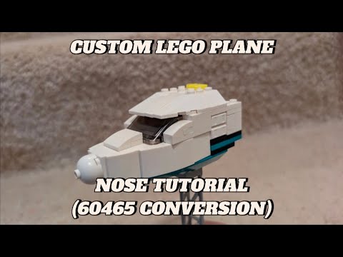 Custom Lego plane nose tutorial for 60465 - YouTube
