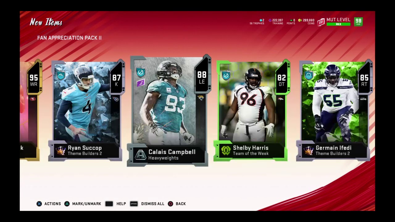 Fan Apperication Packs Madden 20 - YouTube