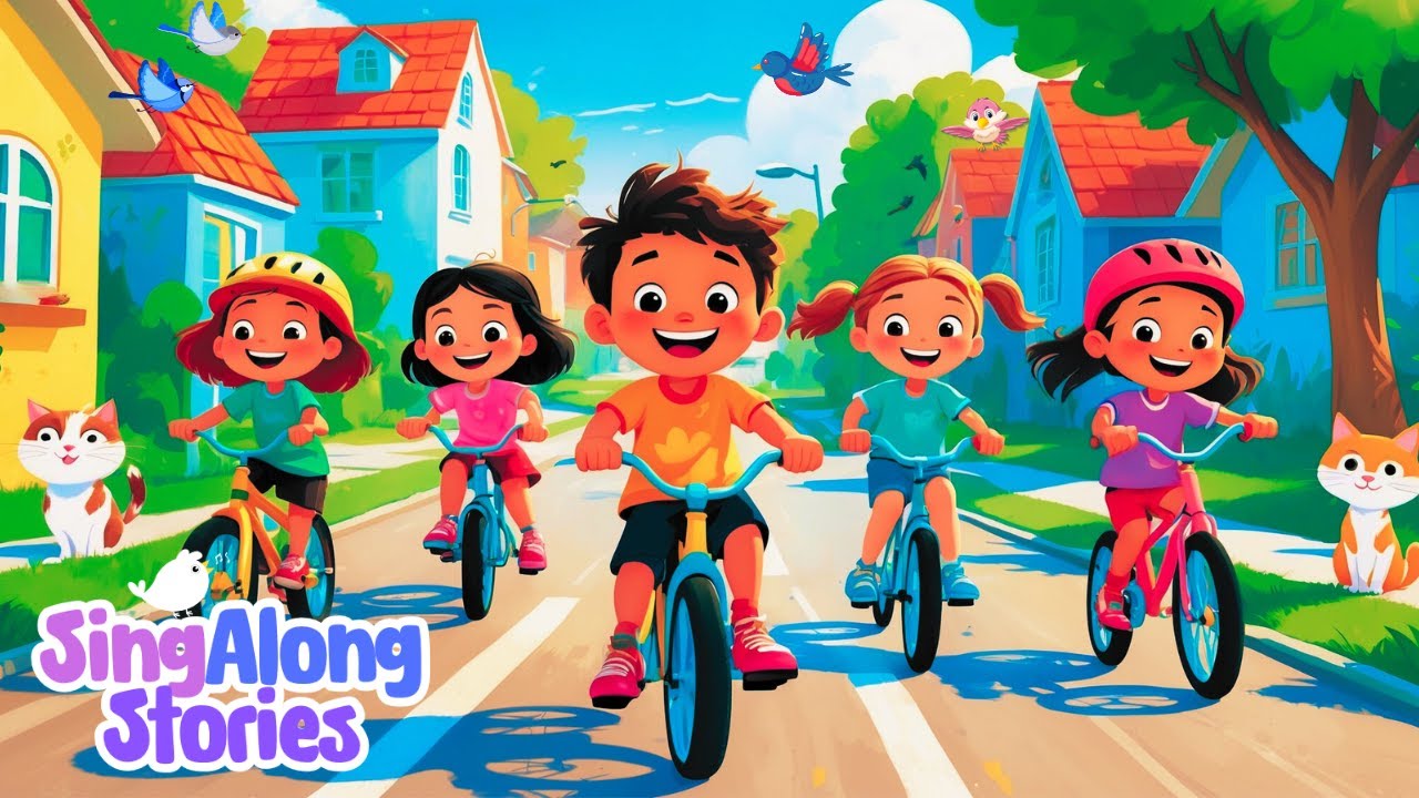 Bicycle Songs for Kids | Ride & Sing-Along in This Exciting Bike ...
