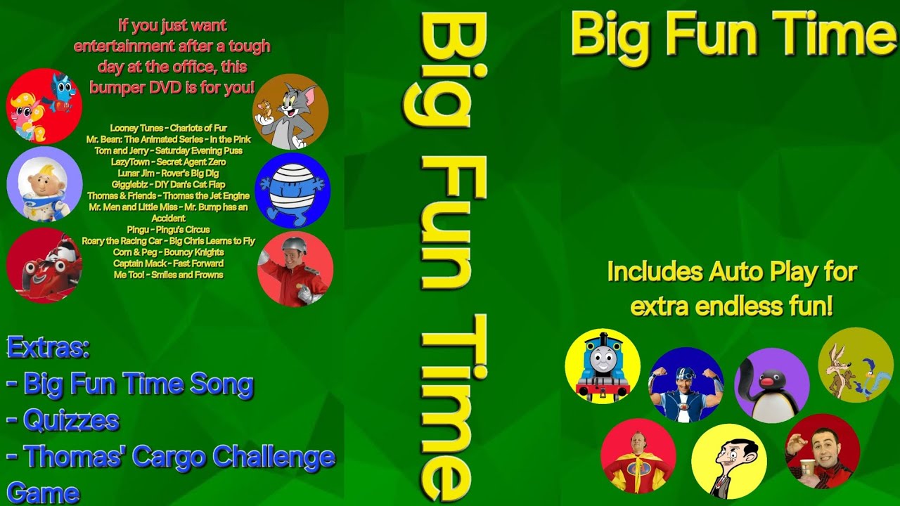 Seán's World: Big Fun Time DVD Menu - YouTube