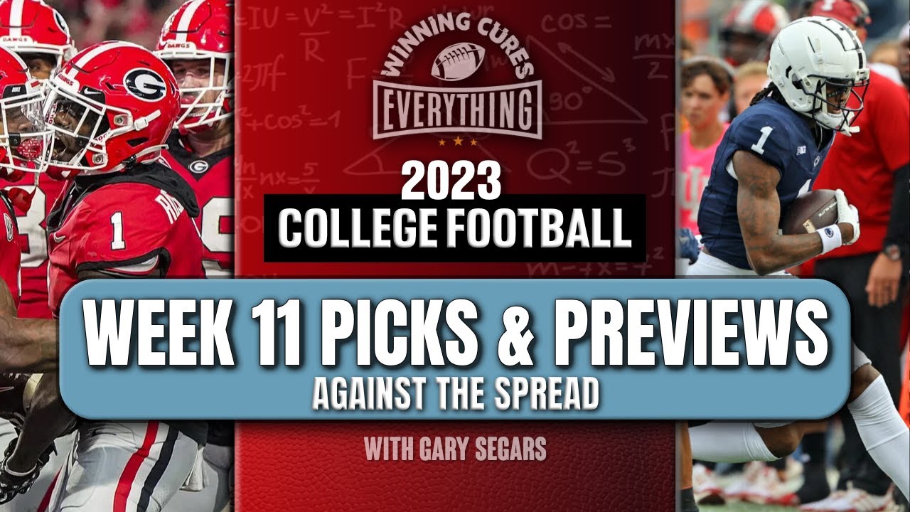 College Football Week 11 2023 Spread Picks & Predictions | 20 games ...