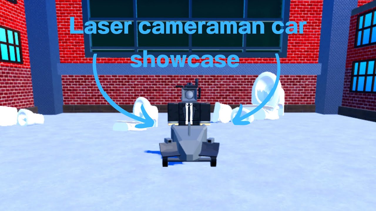 Laser cameraman car showcase | Roblox toilet tower defense - YouTube