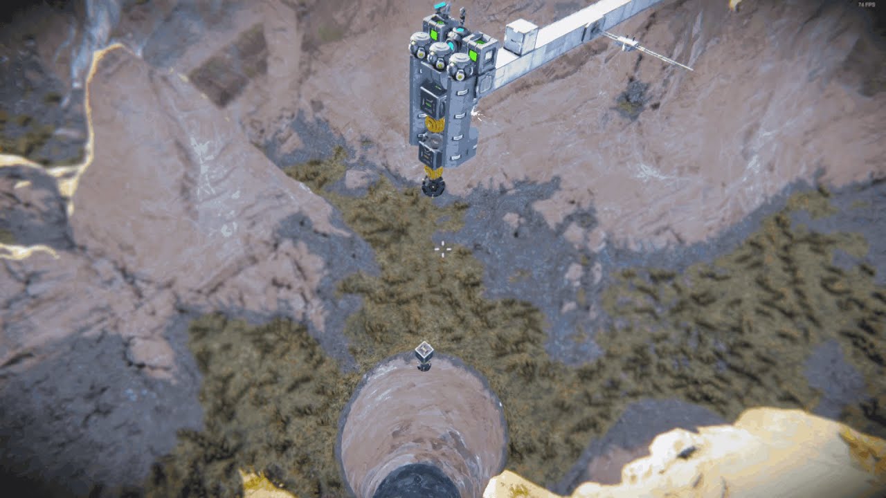 Space Engineers - Digging to the planets core - YouTube