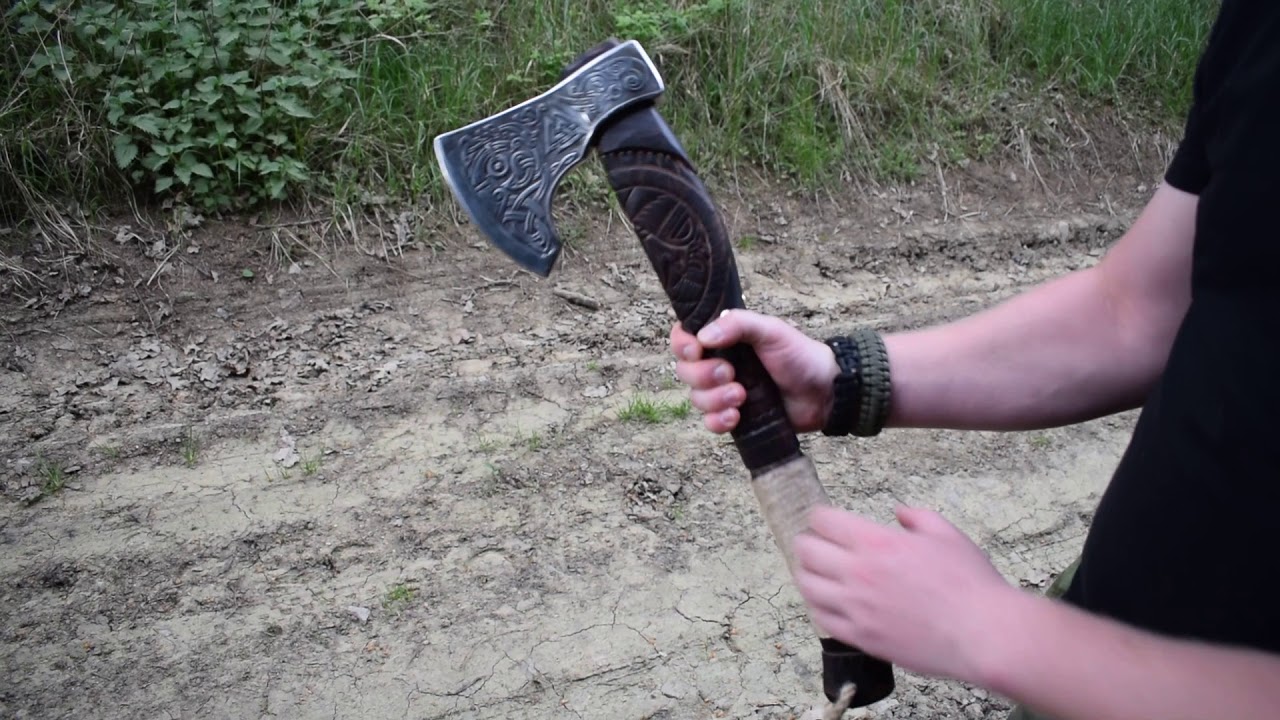 Luxusní kovaná sekera Luxury Russian Axe - YouTube