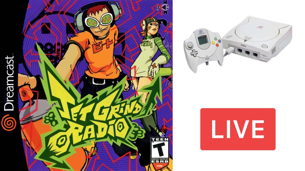 [DC] LIVE: Dreamcast #107 - Jet Grind Radio (USA) - YouTube