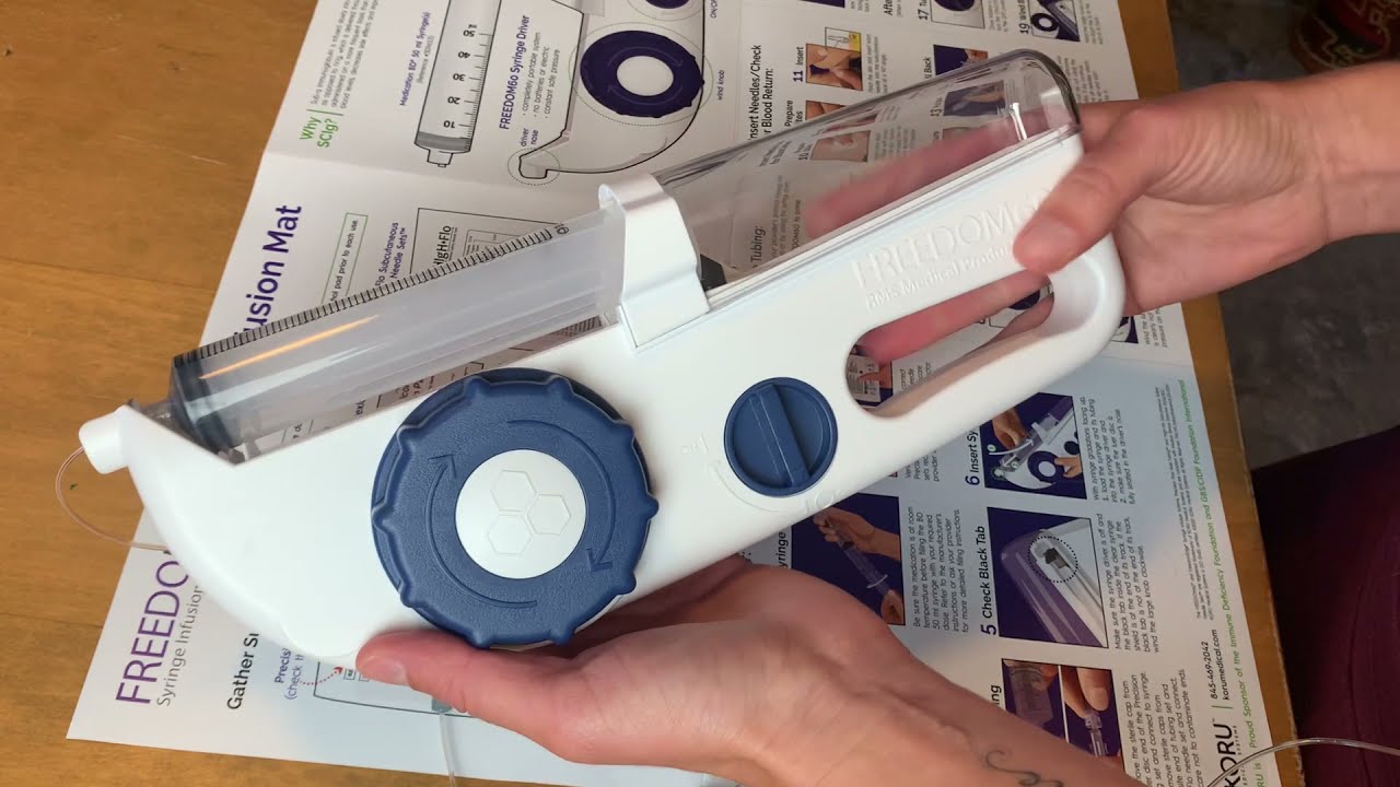 Finishing Your Infusion with the FREEDOM60 - YouTube