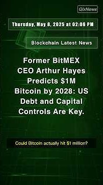 Former BitMEX CEO Arthur Hayes Predicts $1M Bitcoin by 2028: US Debt and Capital Controls Are ...
