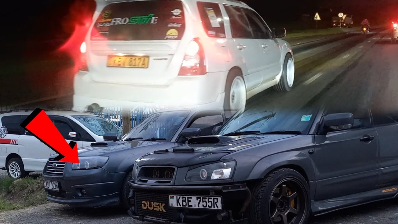 2 HIGHLY MODIFIED 600HP SUBARU FORESTERS GO ON A HIGH SPEED CHASE ...