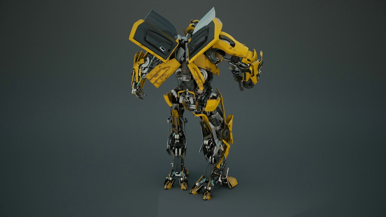 turntable_transformers bumblebee model - YouTube
