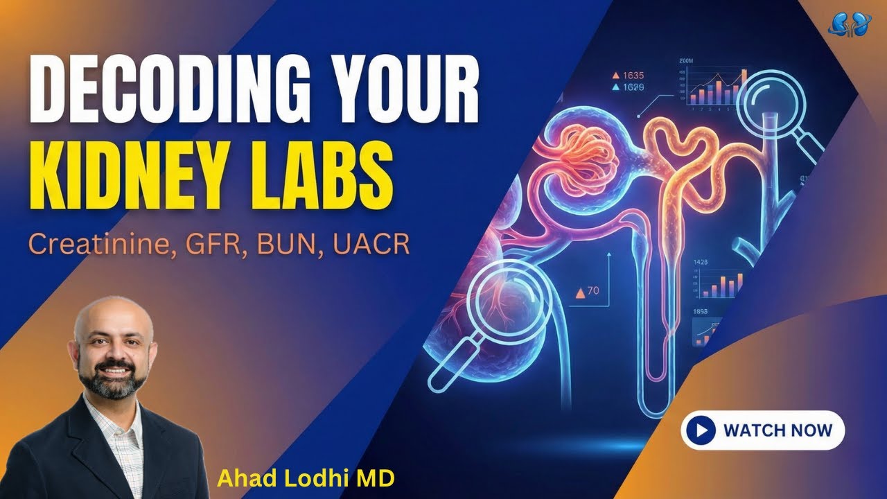 Commonly ordered tests by Kidney Doctor! - YouTube
