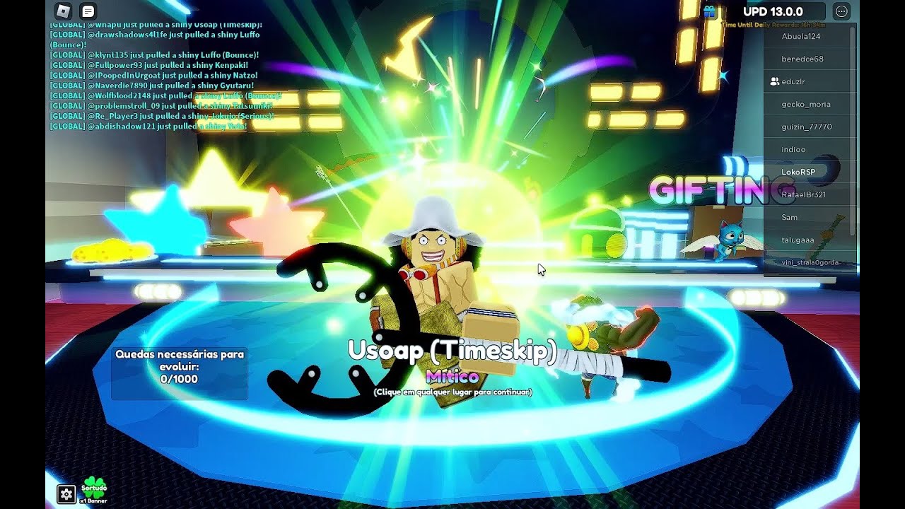 GANHEI USOAP (TIMESHIP) DEPOIS DE TER GANHO LUFFY GEAR 4 (BOUNCE) ANIME ...