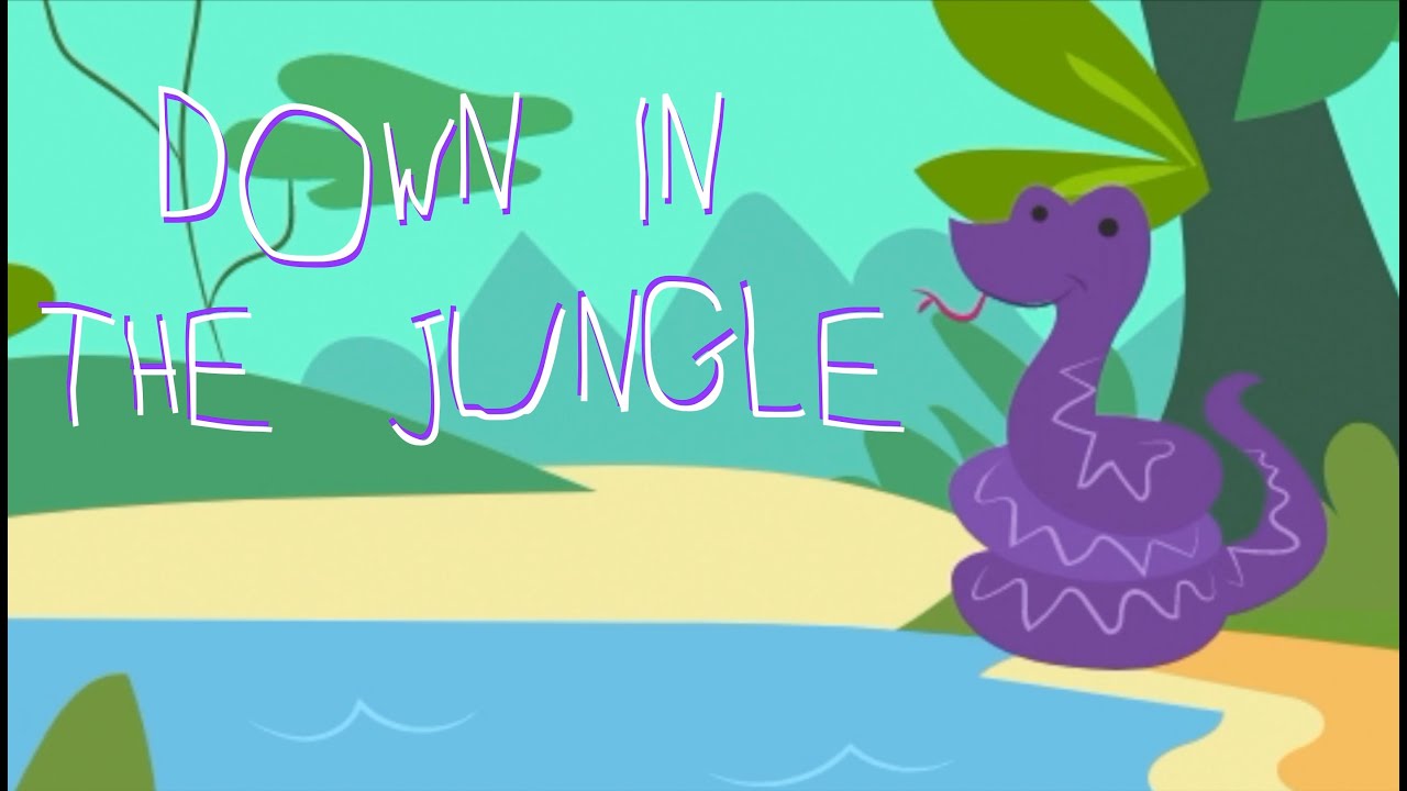 Down In The Jungle 🐍 | 🐵 | 🐘 | 🐊 | 🦁 Ready! Set! Go! - Sing along song ...