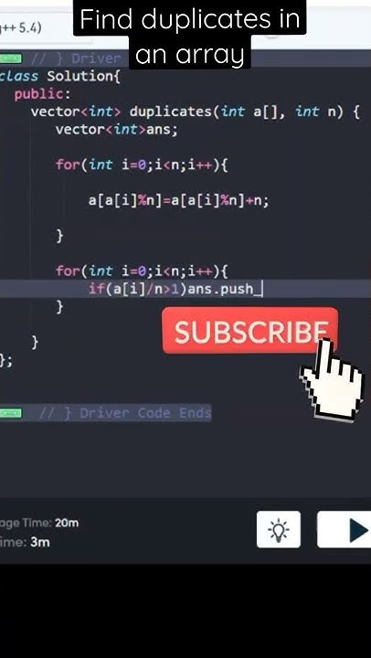 Find duplicates in an array | space complexity O(1) | DSA | gfg problem ...