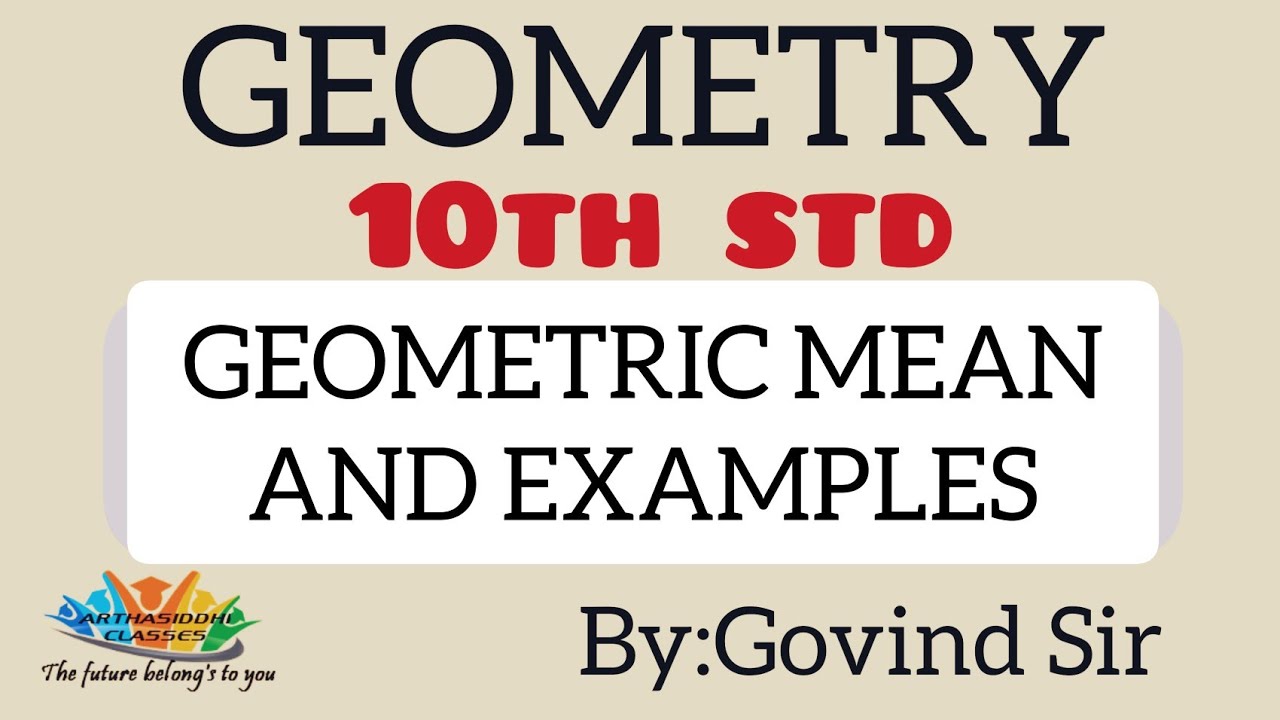 SSC | GEOMETRY | CHAPTER 2 | PYTHAGORAS THEOREM | GEOMETRIC MEAN ...