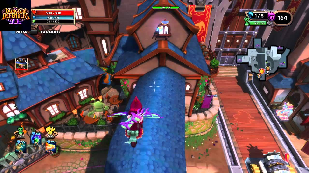 Dungeon Defenders II greystone plaza out of map - YouTube
