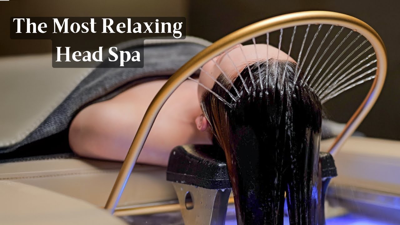(ASMR) You Must Try This Head Soaking Spa & Scalp Massage for Complete ...
