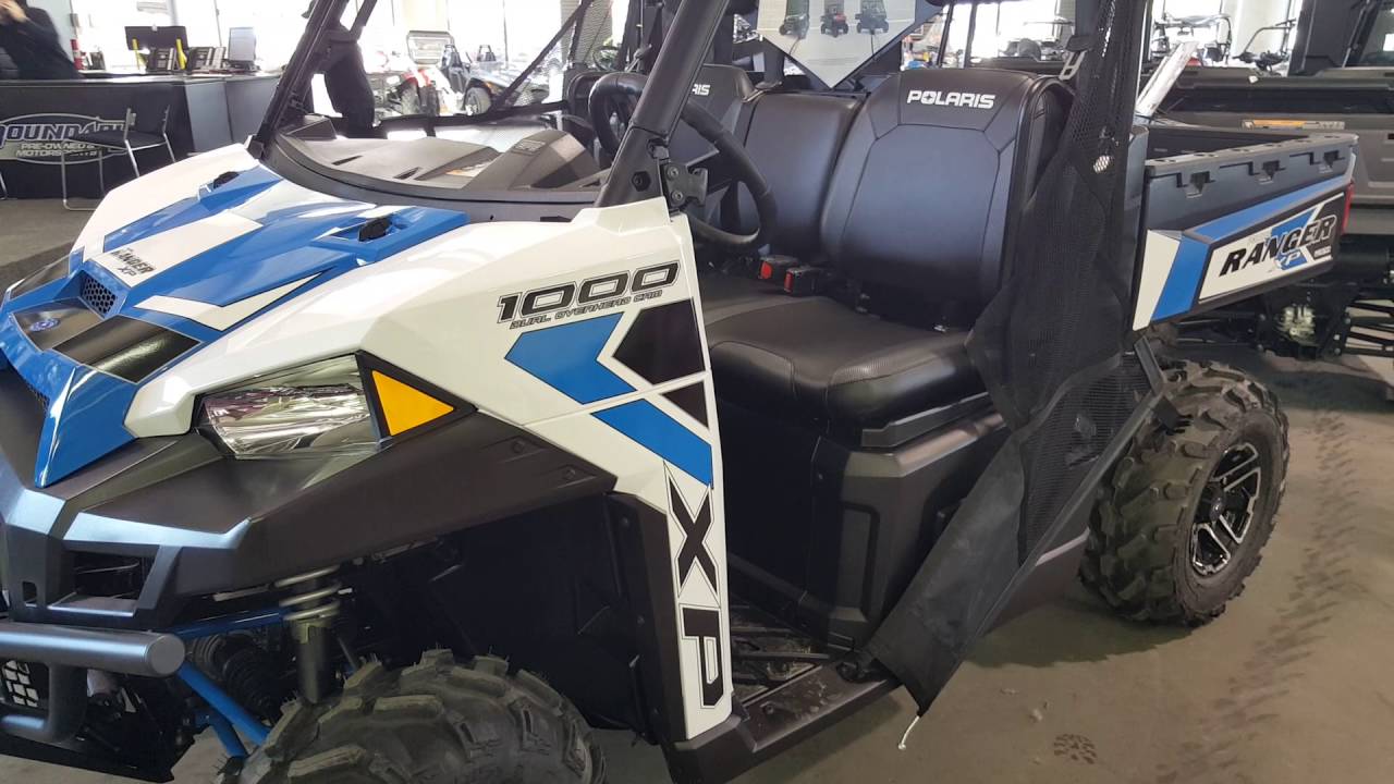 2017 Polaris Ranger XP 1000 in White Lightning - YouTube