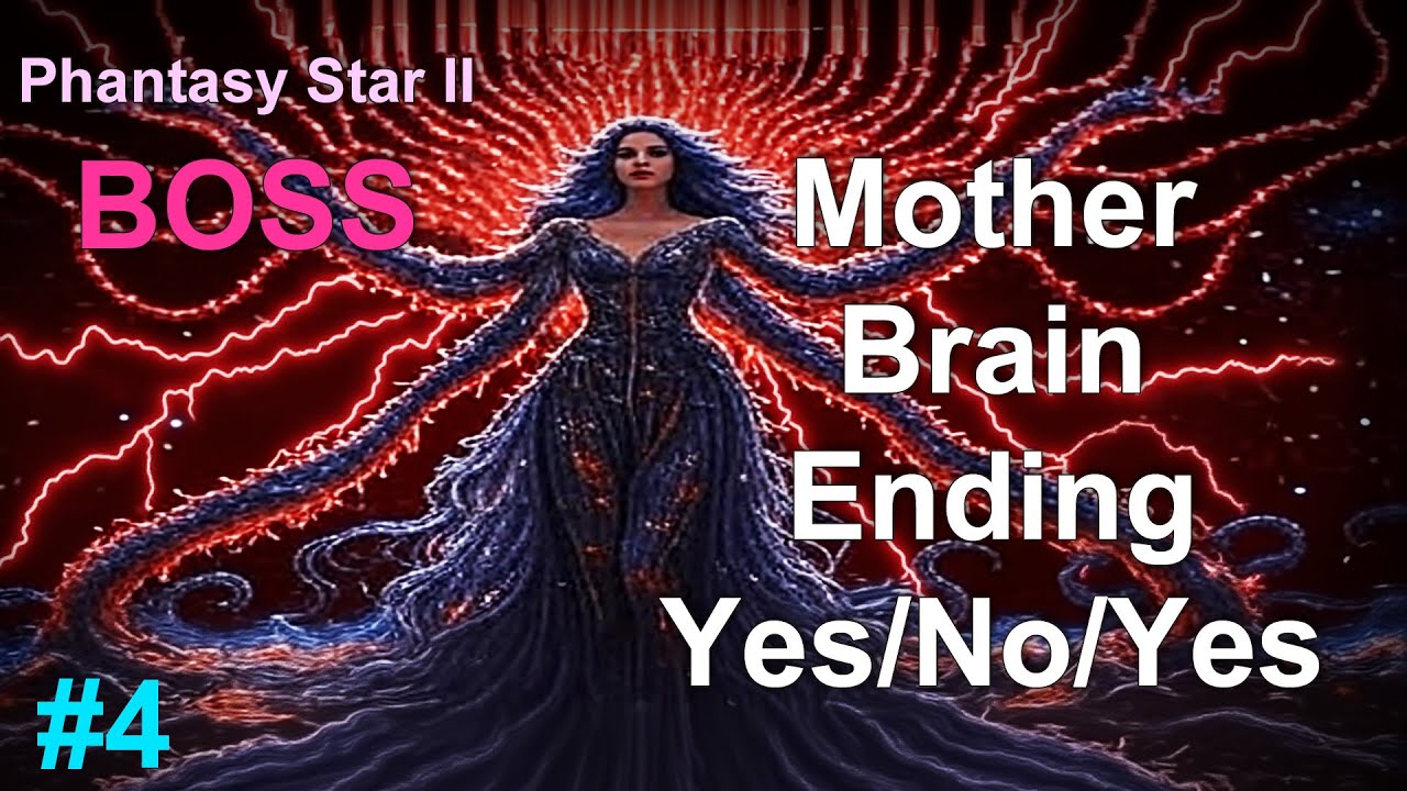 Phantasy Star II Mother Brain 2ND FINAL BOSS Fight Yes / No / Yes ...