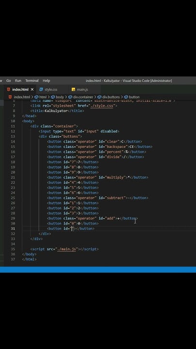 JavaScript Calculator Tutorial #jsproject - YouTube