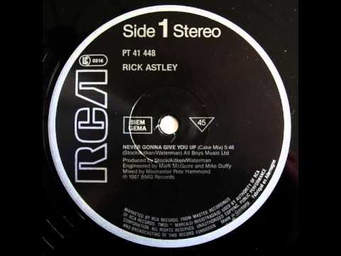 Rick Astley - Never Gonna Give You Up (12'' Cake Mix) - YouTube