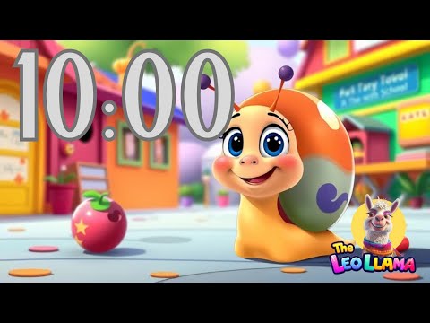 10-Minute Cute Snail Countdown Timer for Classroom Management - YouTube