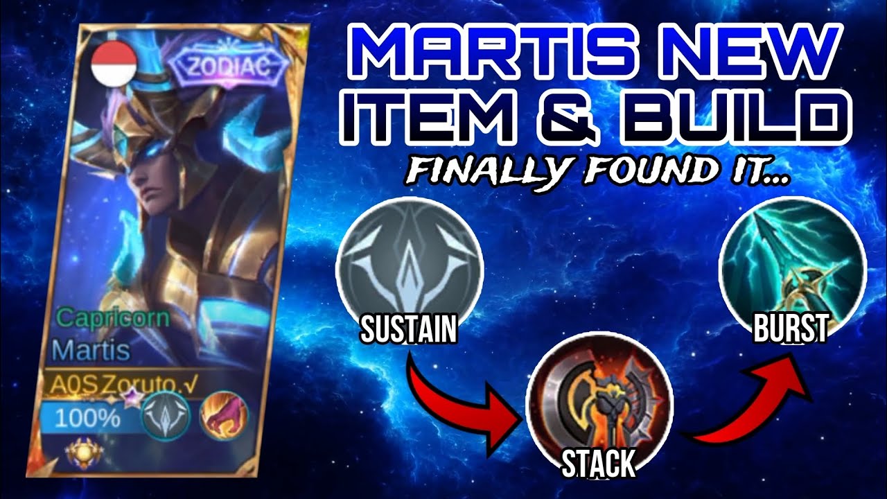 MARTIS NEW CRAZY BURST DAMAGE ITEM! [MUST WATCH!] | MARTIS NEW BUILD ...