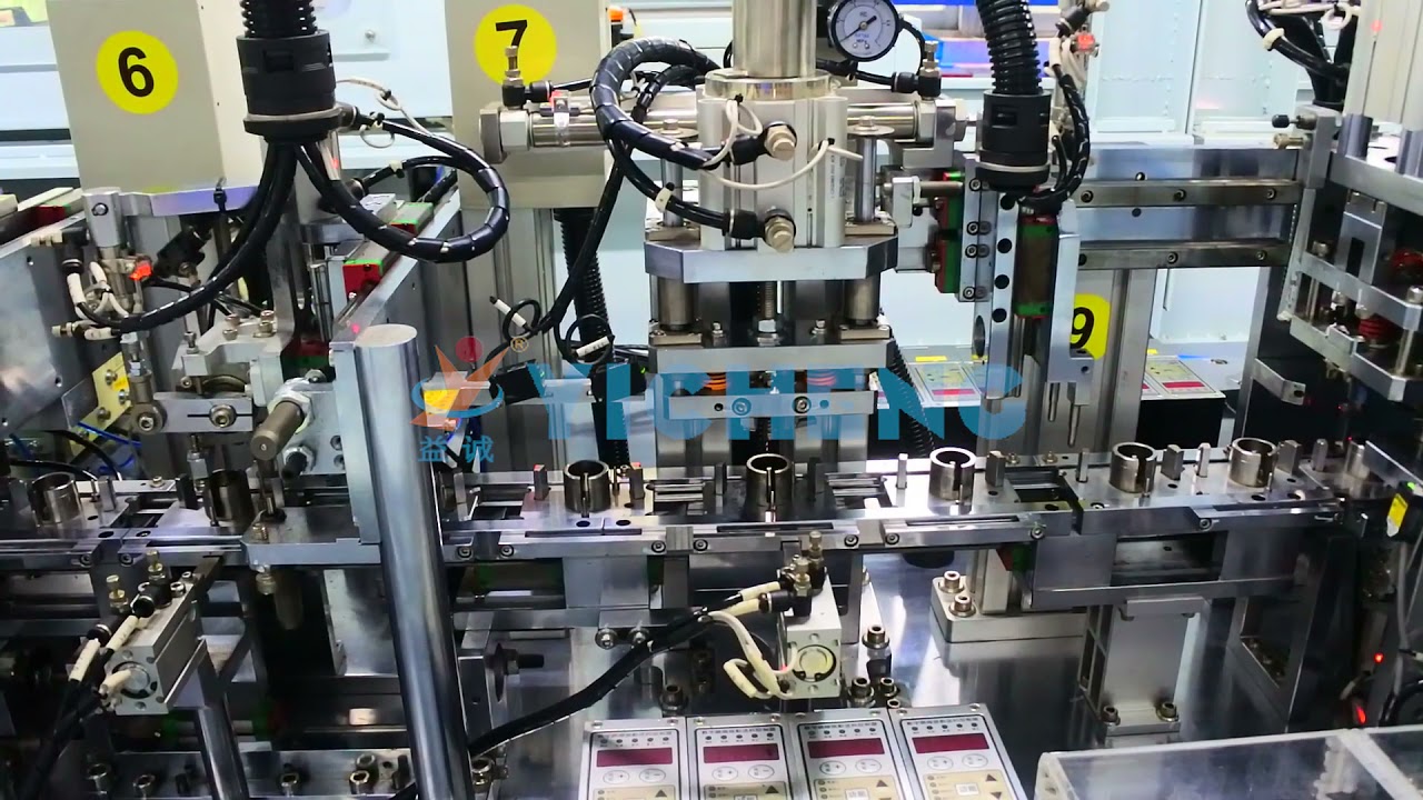 11 Series Thermostat Automatic Assembly High Speed Machine - YouTube