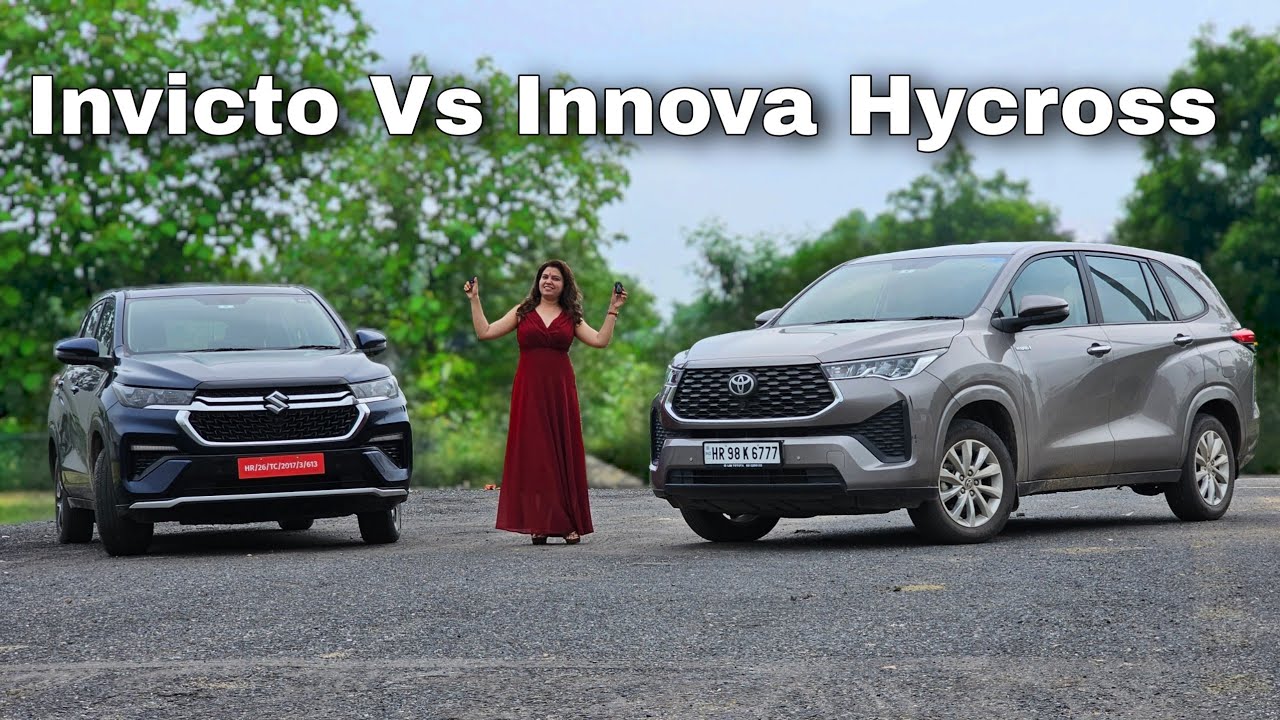 Maruti Suzuki Invicto vs Innova Hycross - Differences Decoded - YouTube