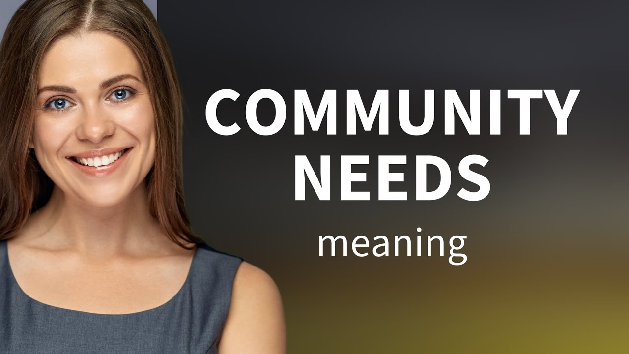 Understanding "Community Needs": A Guide for English Language Learners ...
