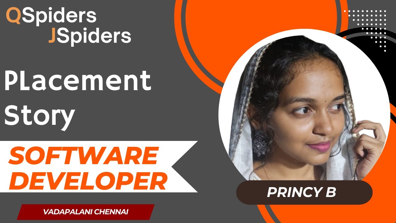 Success story of Ms.Princy B as a software Engineer Qspiders vadapalani ...