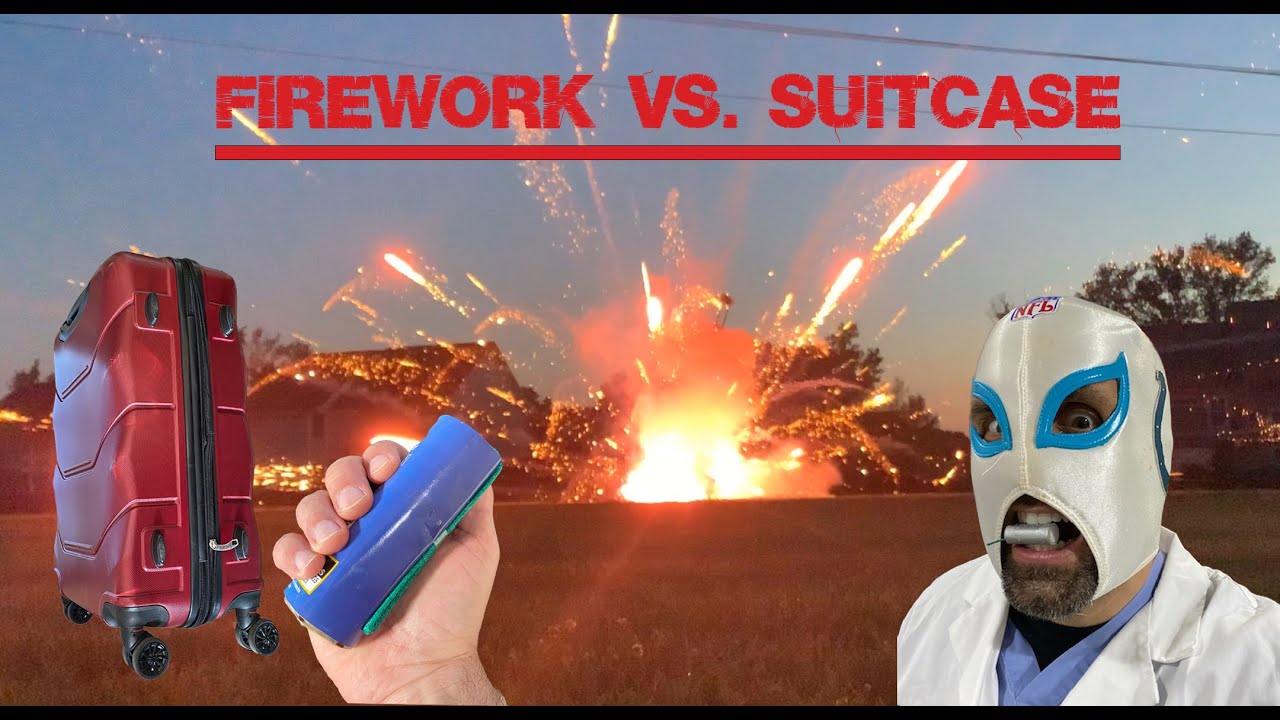 Firework vs Suitcase (Tremendous Explosion)!!! - YouTube