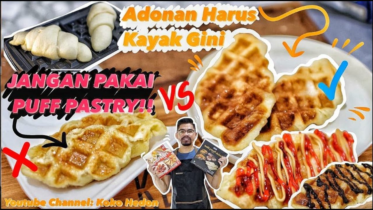 JANGAN TERTIPU! CROFFLE TIDAK COCOK PAKE PUFF PASTRY, HARUSNYA PAKE INI ...