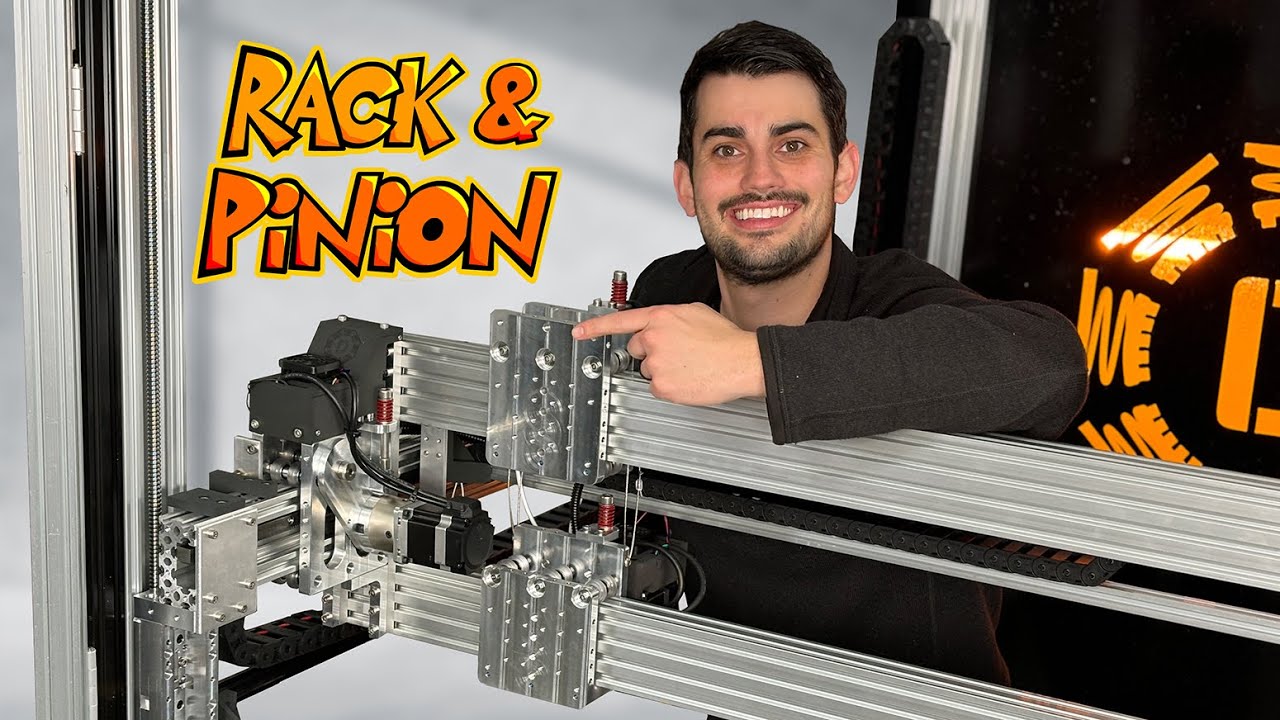 Rack and Pinion Upgrade: Key to Faster Large Format 3D Printing (Part 6 ...