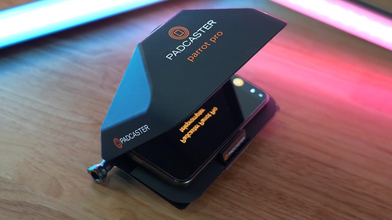Parrot Pro Teleprompter by Padcaster - YouTube