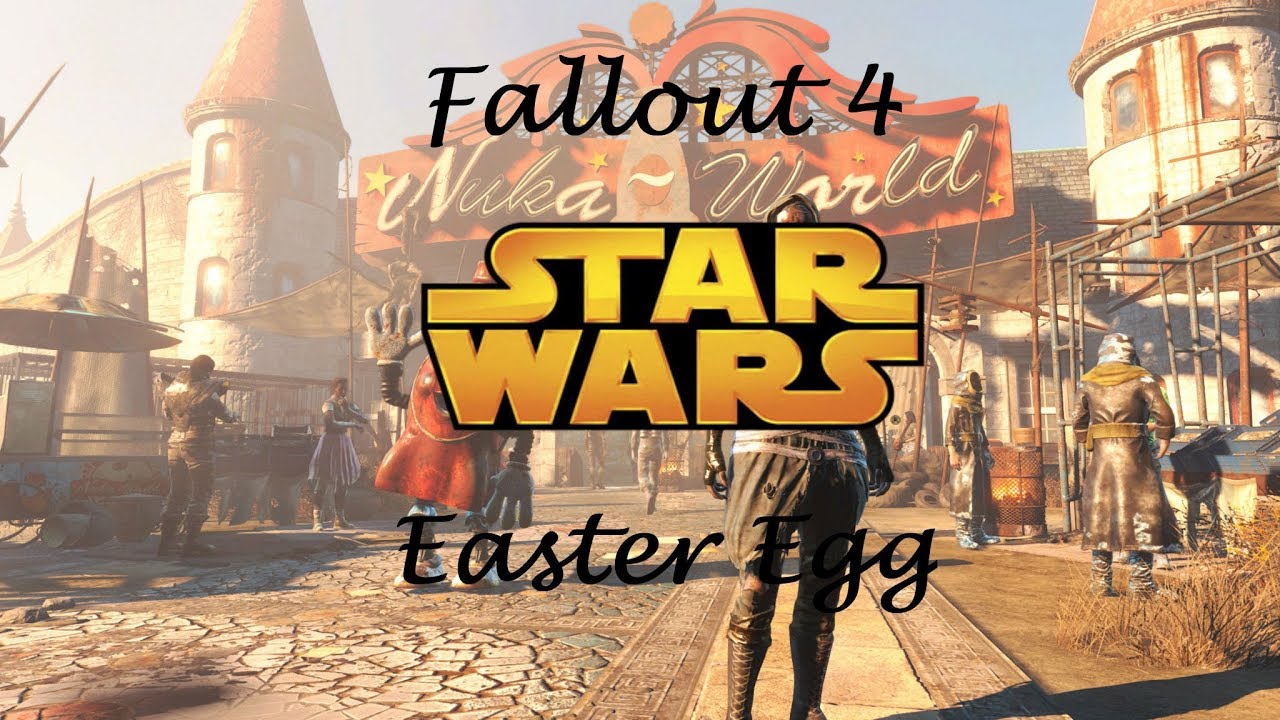 Fallout 4 (Nuka world) Star Wars Easter egg - YouTube