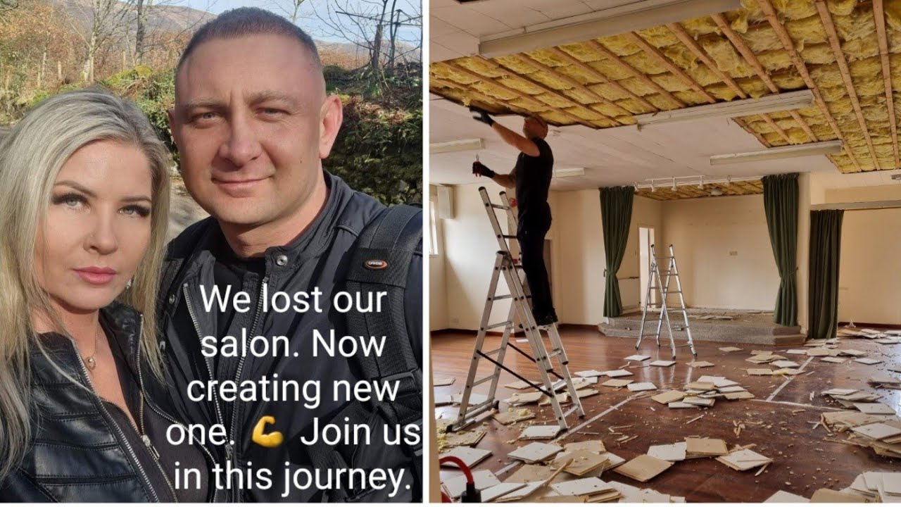 We lost our salon.🥺 Now Creating New Beauty Salon from scratch. 💪DIY ...