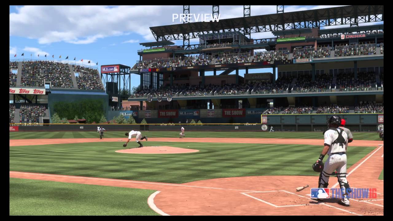 Pitcher hit in face.MLB The Show 16 - YouTube
