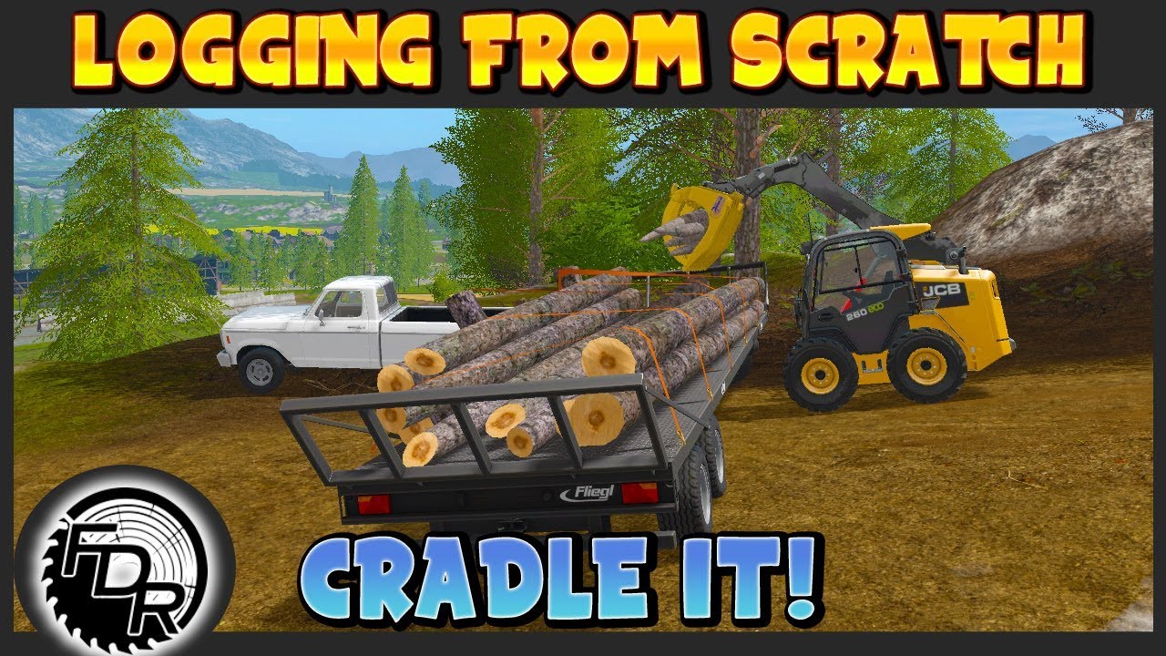 Build The Cradle | Farming Simulator 2017 | Logging From Scratch #14 - YouTube