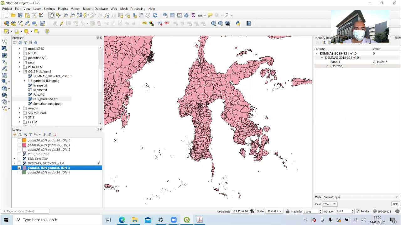 Praktikum 4 GEOREFERENCE QGIS - YouTube