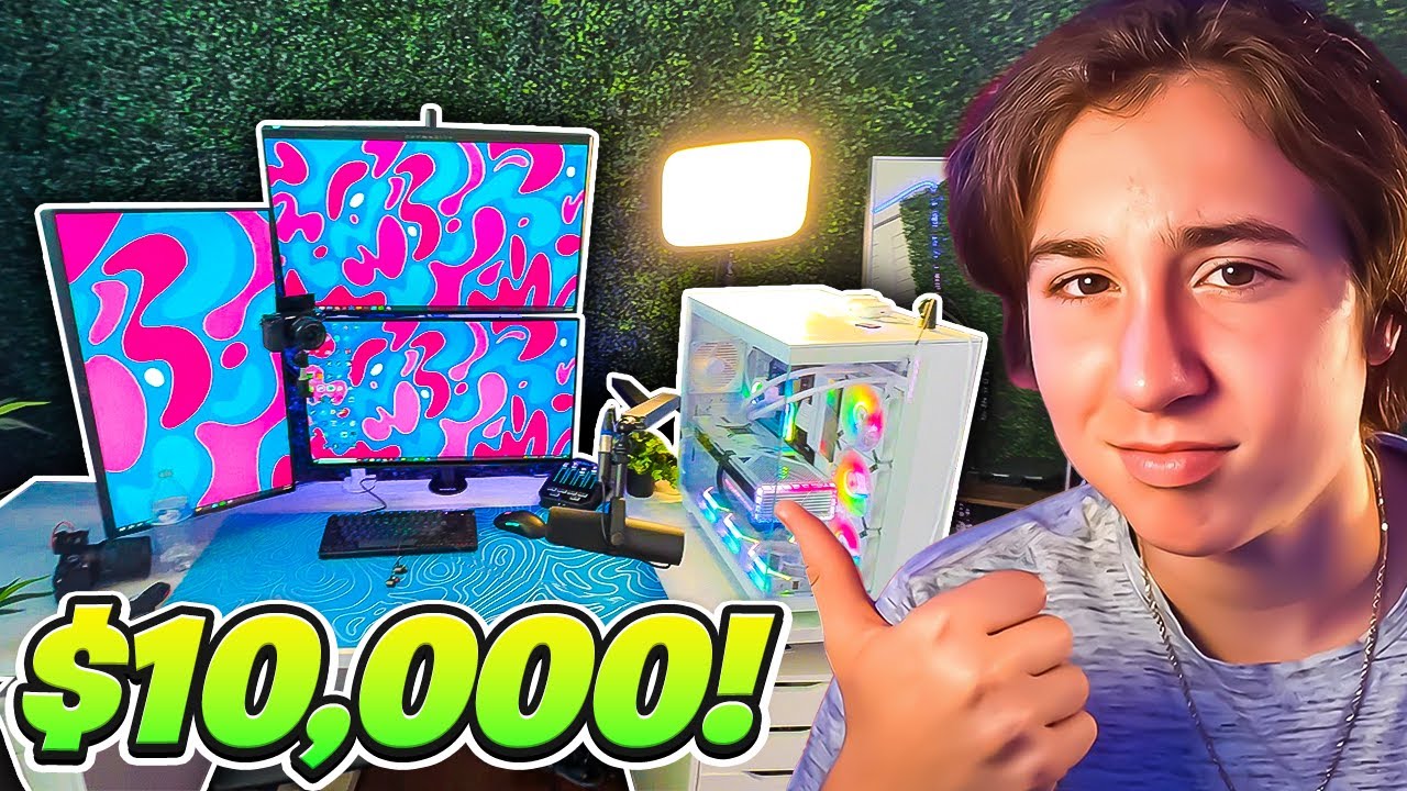 Team Xen LUXURY Gaming Setup Tour... (ft. Vermax, OliverOG, & MORE ...