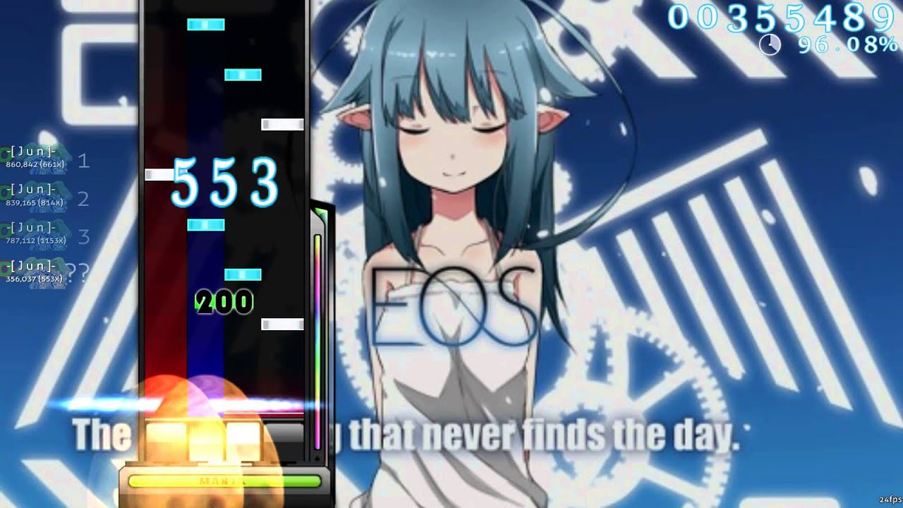 Osu!Mania BMS(ginkiha) - EOS [4k] - YouTube